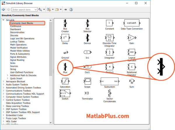 آموزش بلوک Mux و Demux در سیمولینک + حل مثال - متلب‌پلاس
