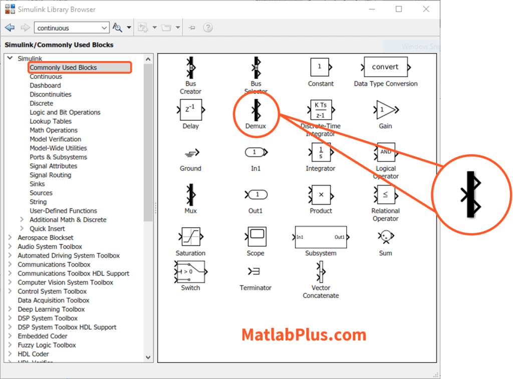 آموزش بلوک Mux و Demux در سیمولینک + حل مثال - متلب‌پلاس